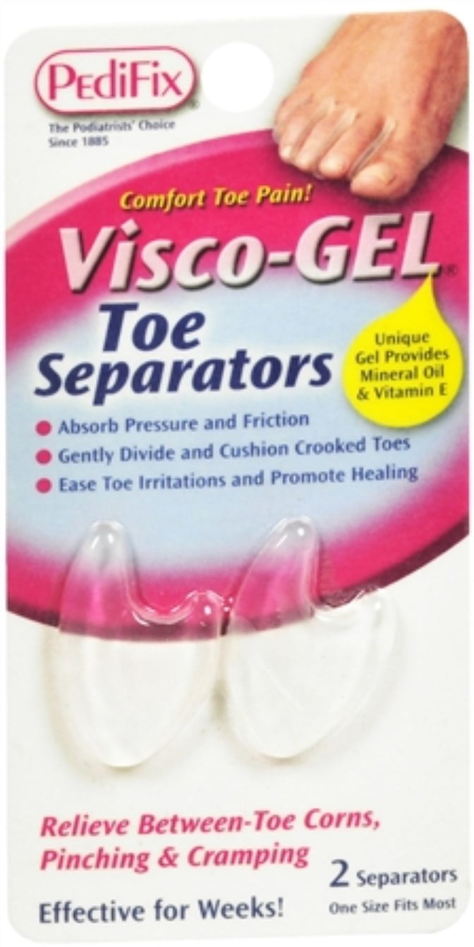 PediFix Visco-Gel Toe Separators Small 2 Each - Walmart.com