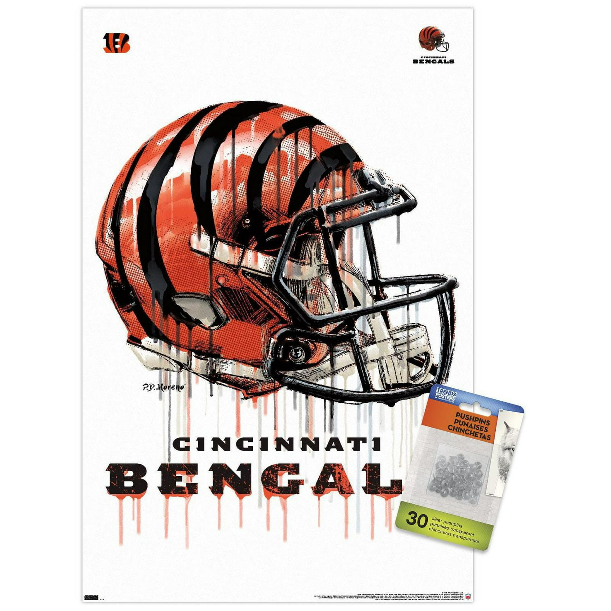 Click here for Trends International Nfl Cincinnati Bengals - Drip... prices