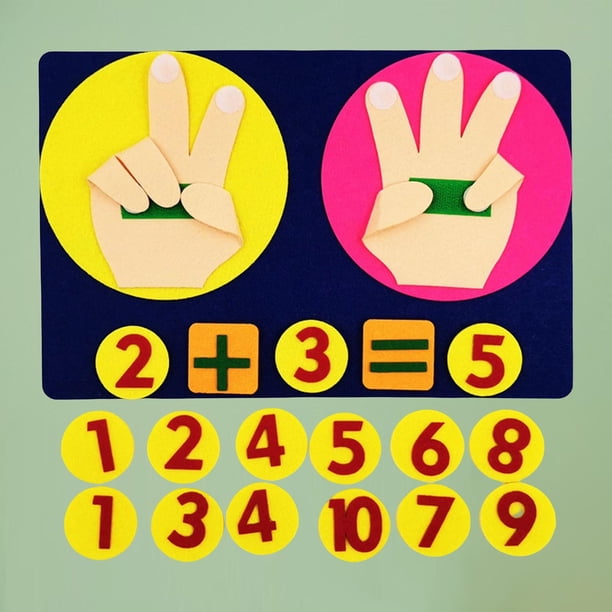 Números de los dedos Juguete Montessori Macarena Juego educativo de ...