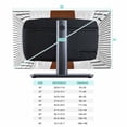Boho Brown TV Dust Cover 75 Inch, Striped Tribal Farmhouse Style ...