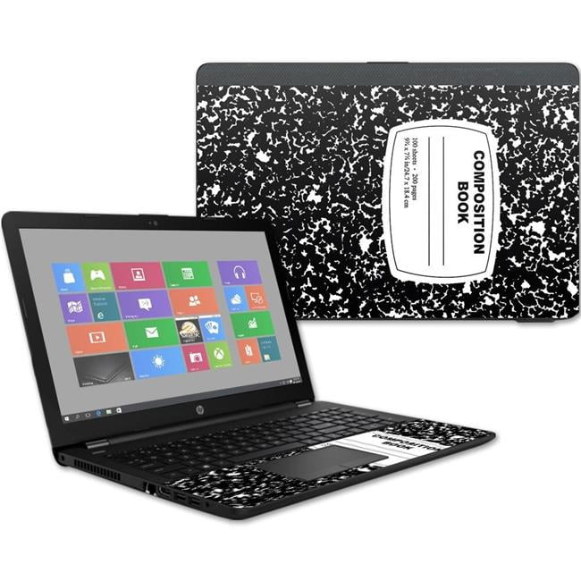 MightySkins HP15T-Composition Book Skin Decal Wrap for HP 15T Laptop 15 ...