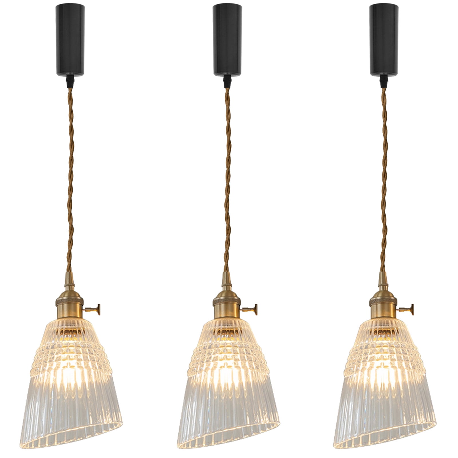 Kiven H-Type Track Lighting, 3-Light Modern Halo Track Pendant Light ...