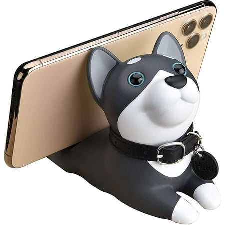 Cute Dog Cell Phone Holder for Desk, Angle Adjustable Desk Phone Stand ...