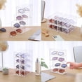 ANXPTIME 4 Layer Transparent Dustproof Sunglasses Storage Box for ...
