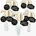 Big Dot of Happiness Adult 70th Birthday - Gold - Birthday Party ...