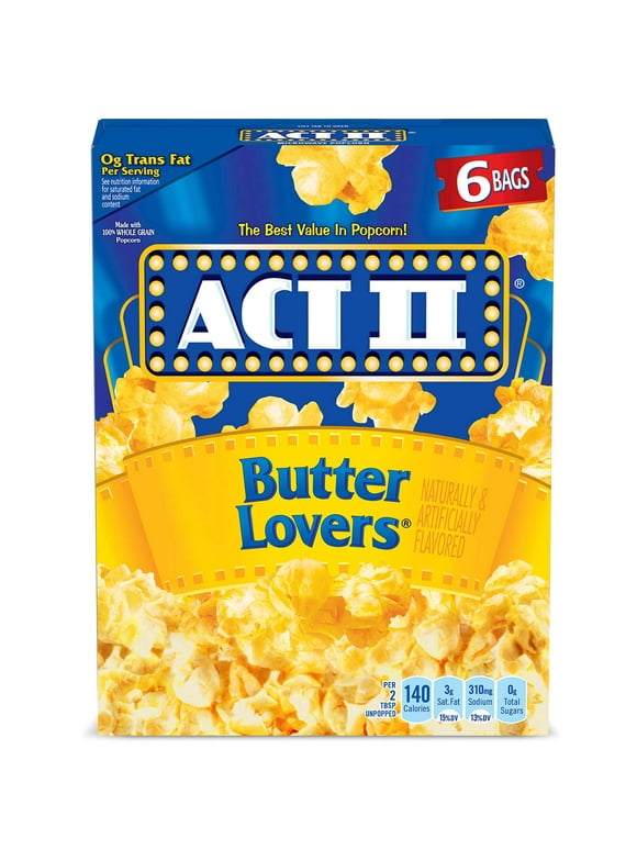 Act II Microwave Popcorn - Walmart.com