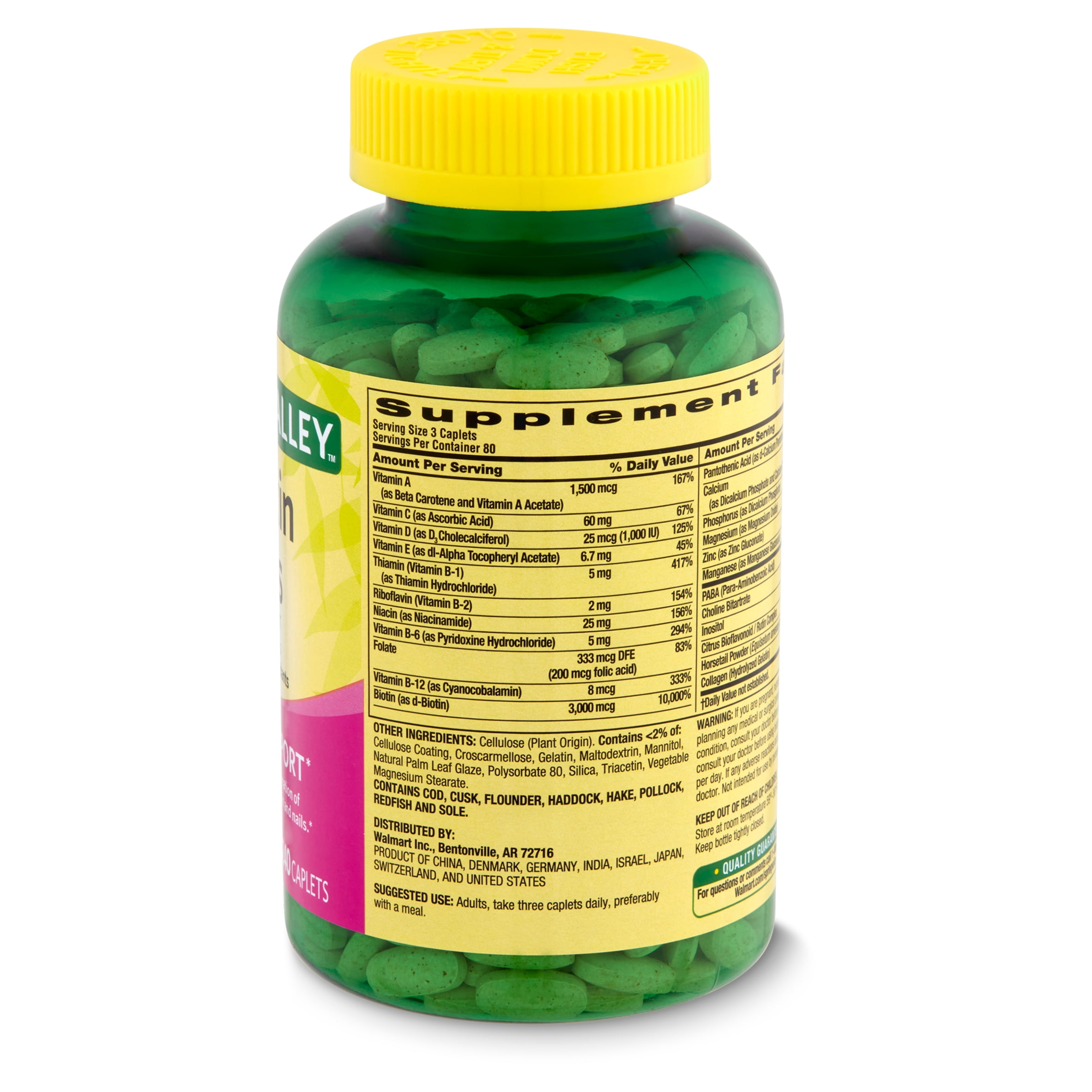 Spring Valley Hair, Skin & Nails Dietary Supplement, Nepal | Ubuy