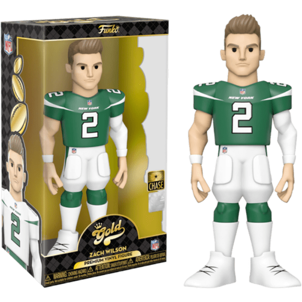 Funko Gold NFL CHASE Zach Wilson 12 inch Premium Vinyl Figure - Walmart.com