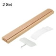 Uxcell 2 Set Wooden Drawer Slides, 17-3/4" (45 CM) with Plastic Slide ...
