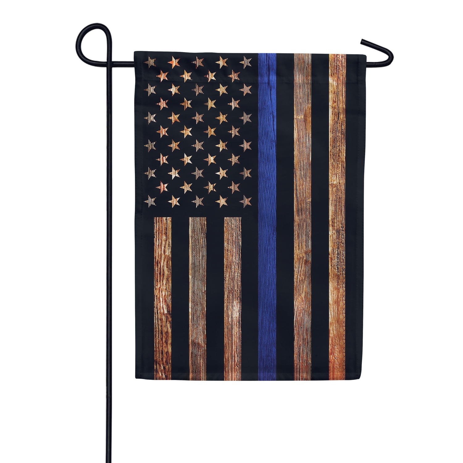 America Forever Thin Blue Line Garden Flag 12.5 x 18 Inch Double Sided ...