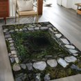 3D Optical Illusion Washable Rug 4x6 Area Rug for Living Room Bedroom ...