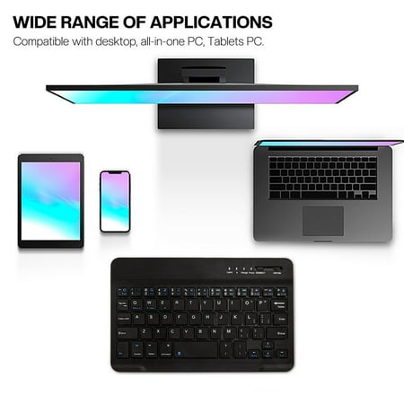 7 8 Inch Keyboard Wireless Mini Notebooks Mobile Phone Laptop Key Board ...