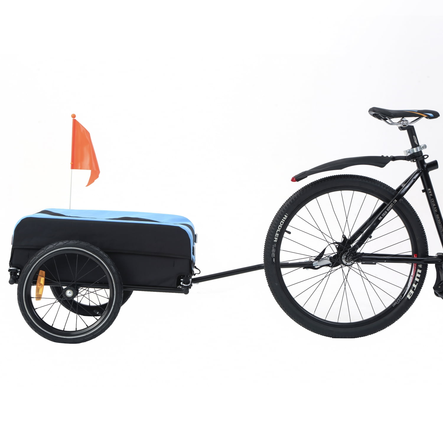 IM Lashes Bike Cargo Trailer, Bike Luggage Wagon Trailer with Removable ...