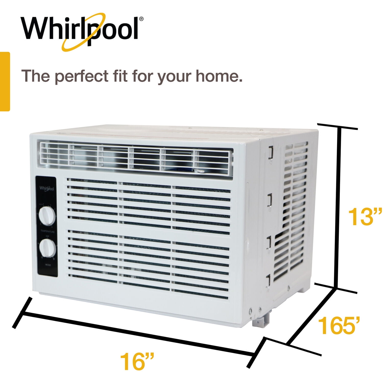Whirlpool 350 8,000 BTU Window Air Conditioner White
