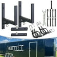 2 Rack Side Mount Ladder Rack for Trailers 300 lbs Capacity Easy ...