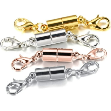 6PCS Zinc Alloy Oval Chain Clasp 7x14mm Spring Loop Alloy Hook Clasp ...