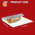 100-Pack 13.8x13.8-Inch Aluminum Foil Sheets for Food Wrapping, Heavy ...