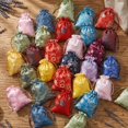 60-Pack Silk Drawstring Bags, 12 Assorted Styles Embroidered Pouches ...