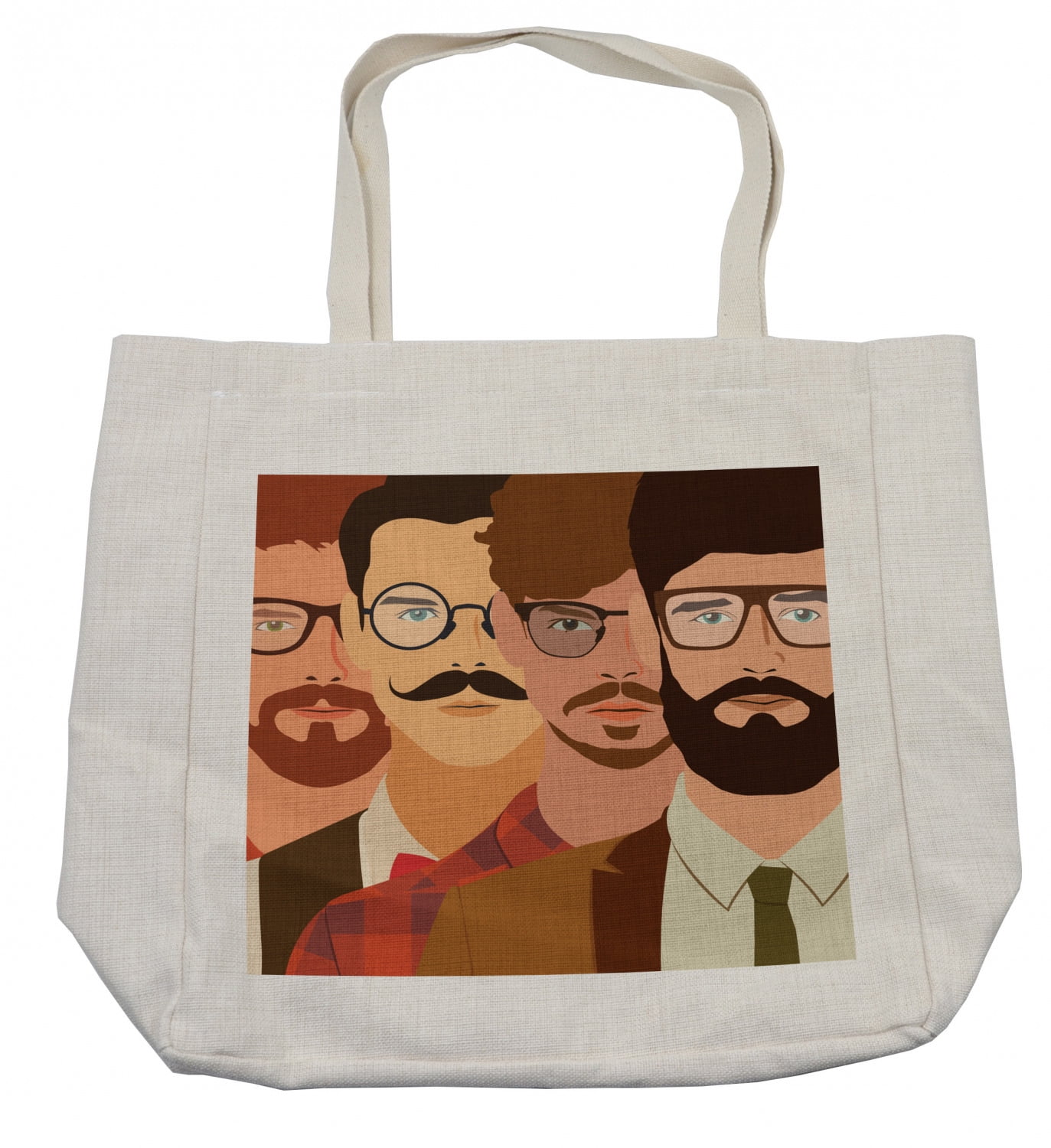 Young Man Shopping Bag, Cartoon Design Illustration of Male Hipster ...