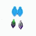 CEORPER 7Pcs Tear Drop Shape Resin Earring Molds Mirrored Silicone ...