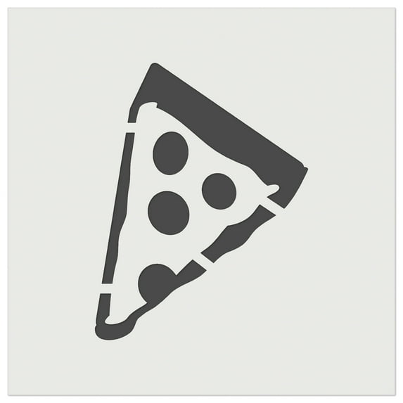 Pizza Slice Abstract DIY Cookie Wall Craft Stencil - 7.0 Inch - Walmart.com