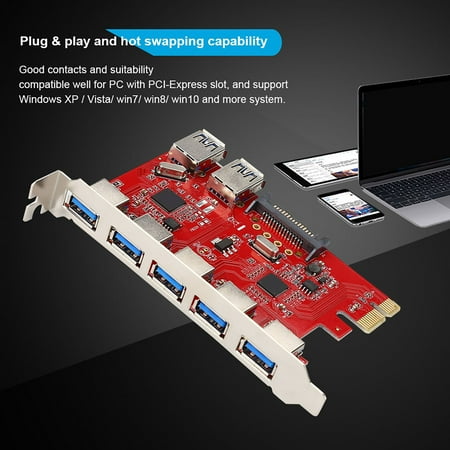 Pci To Usb Converter, Built-in RJ45 1Gbps VIA Expansion Board Card ...
