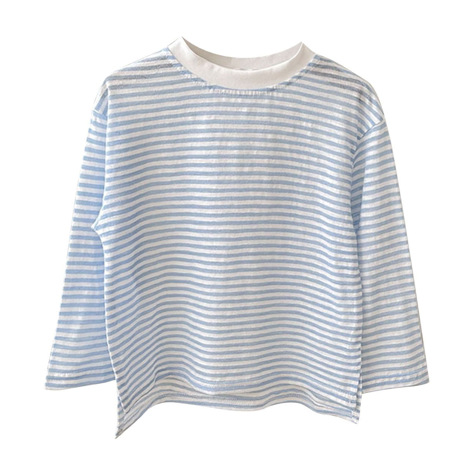 Click here for Floleo Boys Girls Striped Sun T Shirts - Unisex Ch... prices