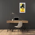 Retrobot 9x14 White Modern Wood Framed Museum Art Print Titled - Space ...