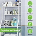 HioHa over the Toilet Storage Rack, 3-Tier Bathroom Shelf Organizer ...