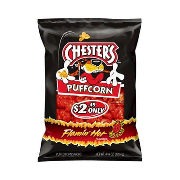 Chester's Cheese Puffcorn, Bold and Cheesy Flavor, 4.25 oz - Walmart.com