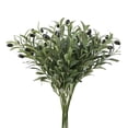 Natural-Textured Faux Olive Branches Vase Greenery for Table Plant Decor Modern Farmhouse Spaces ...