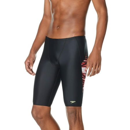 Speedo Men's Swimsuit Jammer ProLT Printed Team Colors, Wave Red, 36 ...