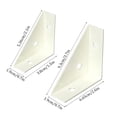 90 Degree Corner Brace Bracket, Cold Rolled Steel L-Shaped Shelf ...