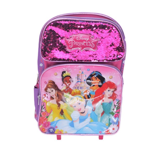 Disney Princess Large Rolling Backpack 16" - Walmart.com