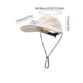 Gallickan Wide Brim Solar Fan Hat with A Solar Fan, Fan Built in Hat ...