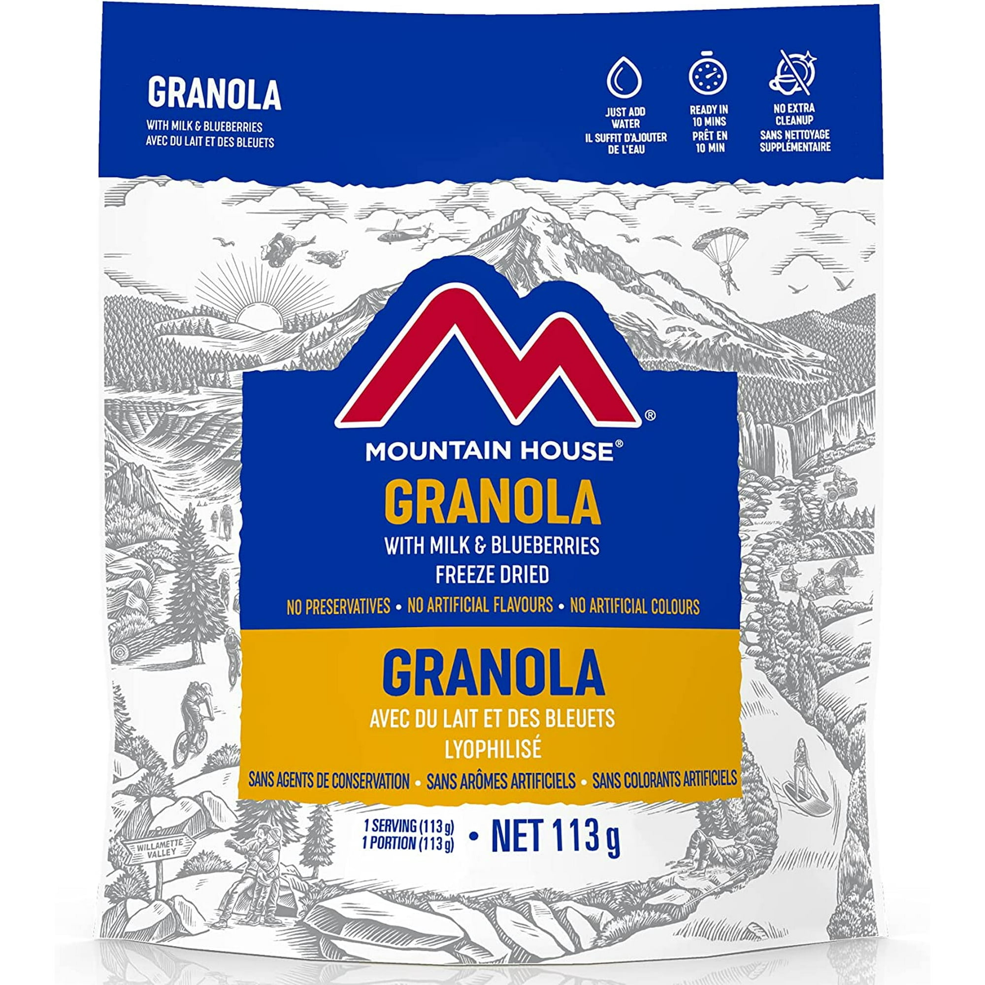 Click here for Mountain House Granola With Milk And Blueberries P... prices