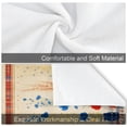 4th of july tea towels A painting of three mason jars filled with blue ...