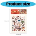 3D Scene Sticker Chinese Styles Landscape Sticker Retro Courtyard Hand ...