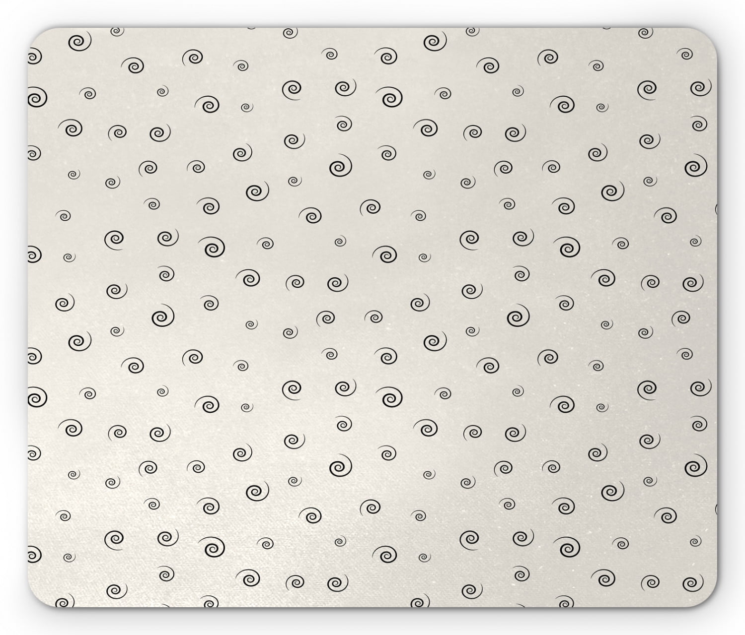 Geometric Mouse Pad, Simplistic Spiral Circles Vortex Round Abstract ...