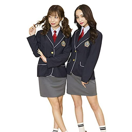 Party City GLOW HOLIC Cosplay Tight School Ladies Navy | Walmart Canada