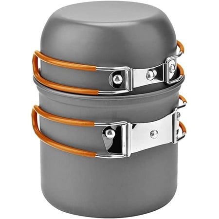 Camping Cookware 1set Outdoor Pots Pans Camping Cookware Picnic Cooking ...