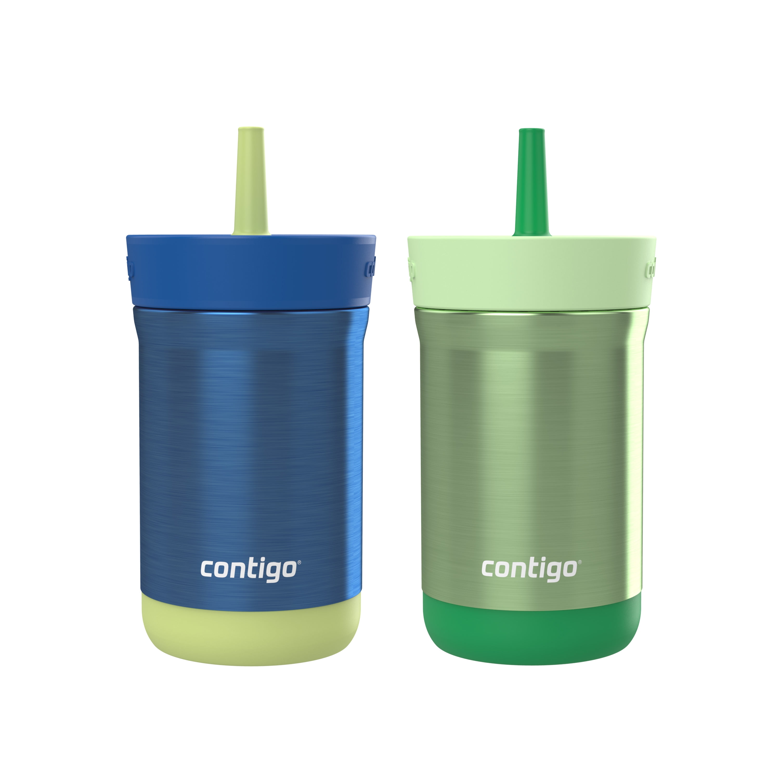 Contigo Kids Leighton Spill-Proof Stainless Steel Tumbler with Straw ...