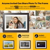 Kodak 10-inch WIFI Digital Picture Frame, Solid Wood Tone Frame, Gift ...