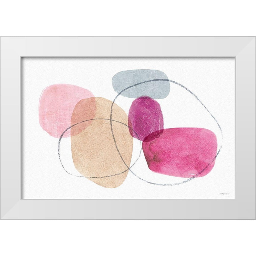 Audit, Lisa 32x23 White Modern Wood Framed Museum Art Print Titled - Think Pink 06A - Walmart.com