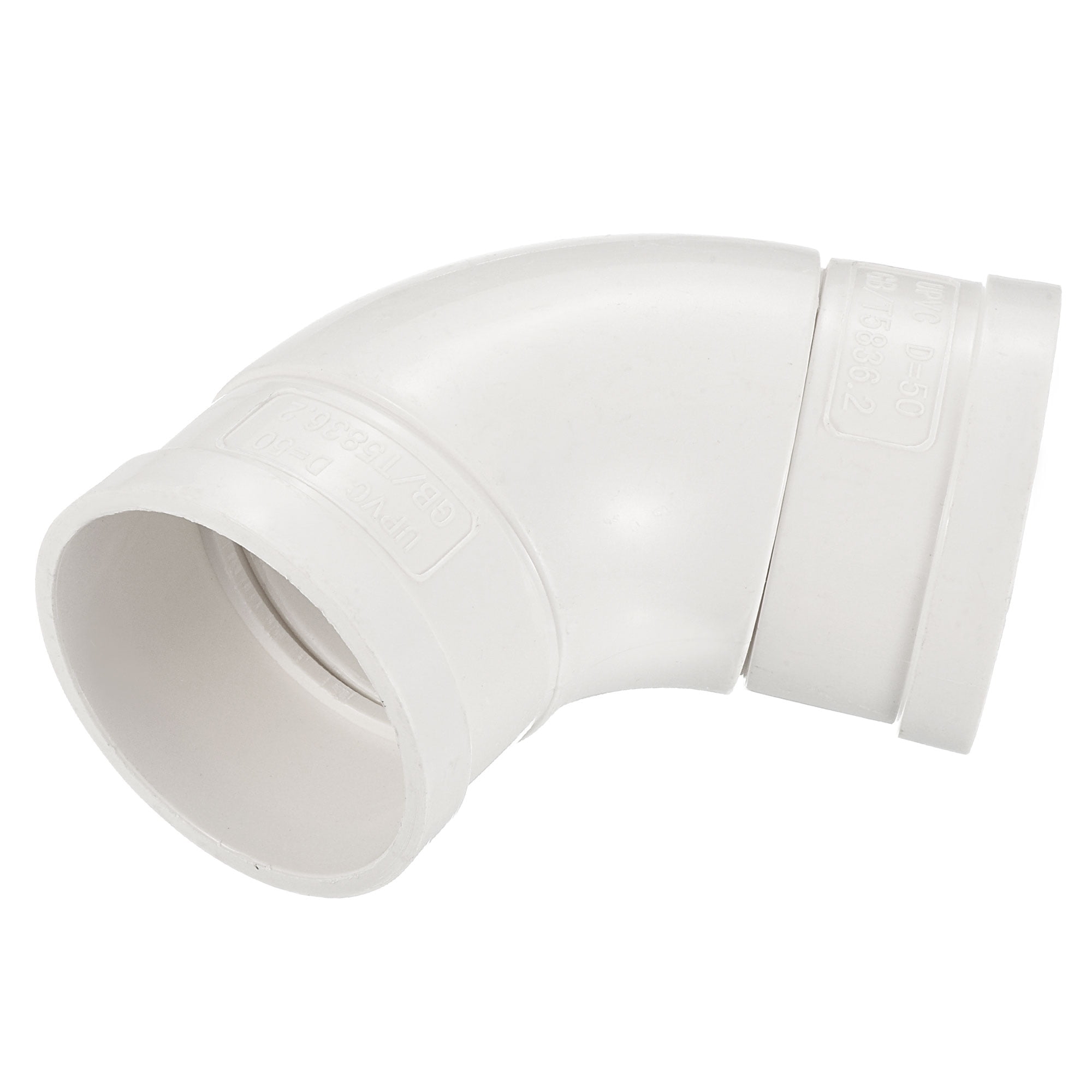 Uxcell 50mm ID PVC Water Pipe Multi angle Elbow Fitting Eccentric ...