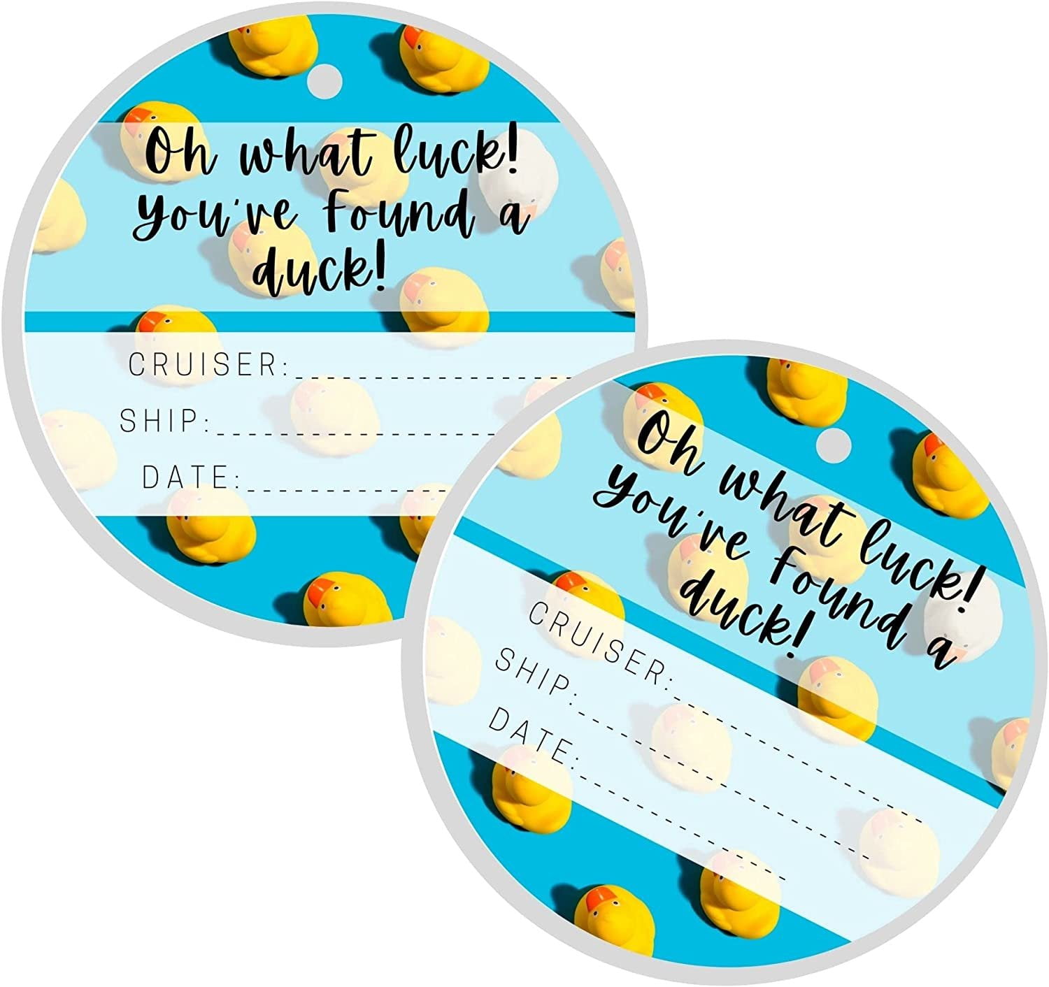 Cruising Ducks Tag with Hole 30 Pack Carnival Rubber Cruising Duck Tag ...