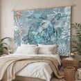Blue Turtle Coastal Tapestry for Bedroom Wall Hanging Tapestry, Summer ...