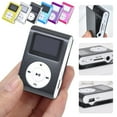 Amketima Portable MP3 Player with Clip 1.8 Inch USB LCD Screen Music ...