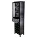 Ergode Burgundy Wine Display Tower, Black - Walmart.com