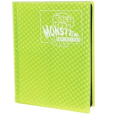 Monster Binder - 4 Pocket Trading Card Album - Holofoil Green (Anti ...
